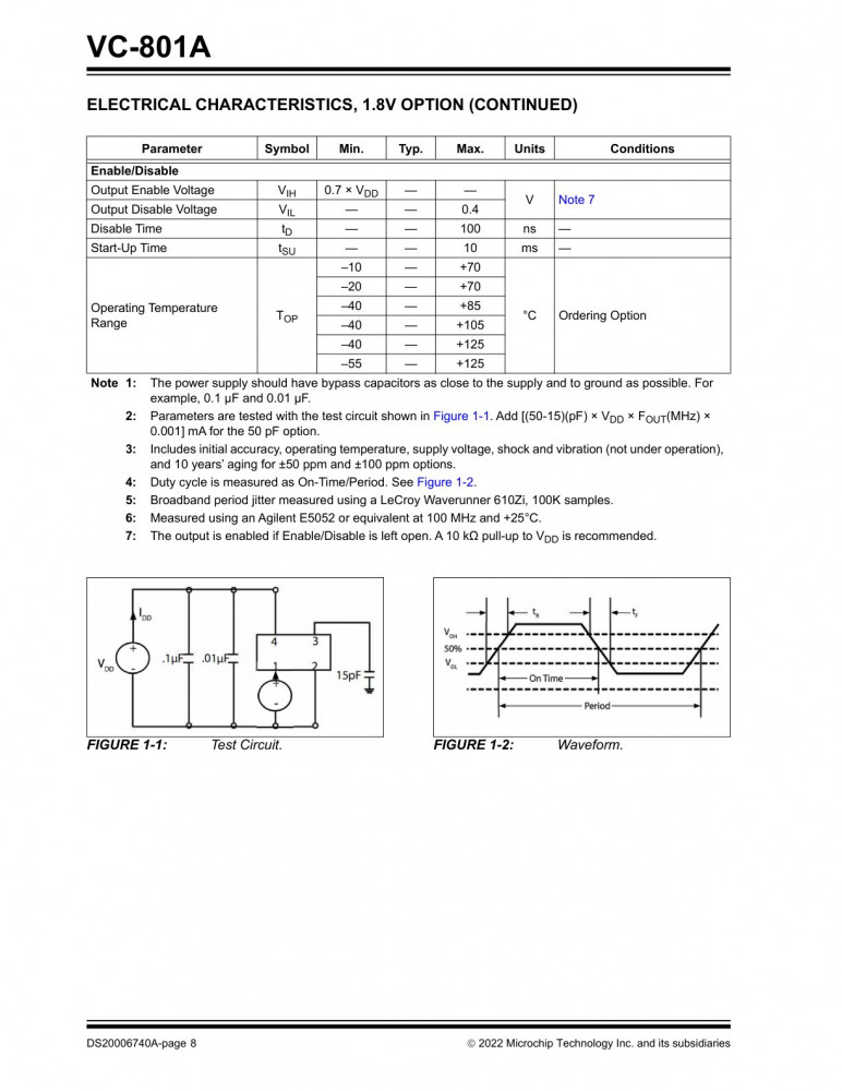 VC-801A technical document page 8