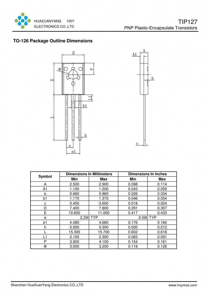 TIP127 datasheet page 2