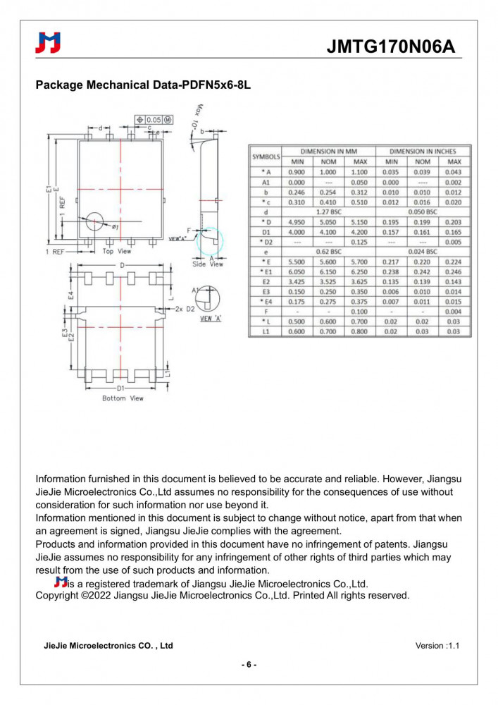 JMTG170N06A datasheet page 6