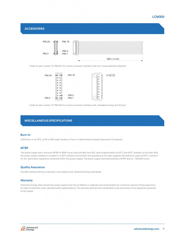 LCM300U-T datasheet page 7