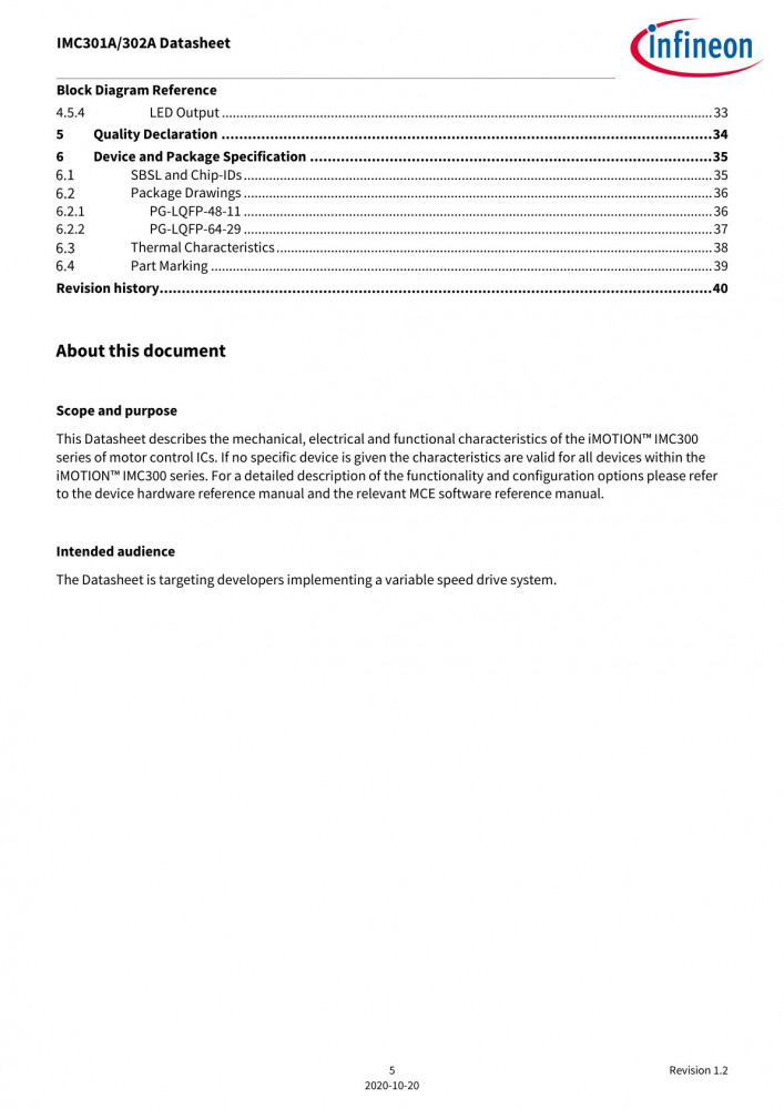 IMC301AF048XUMA1 datasheet page 5