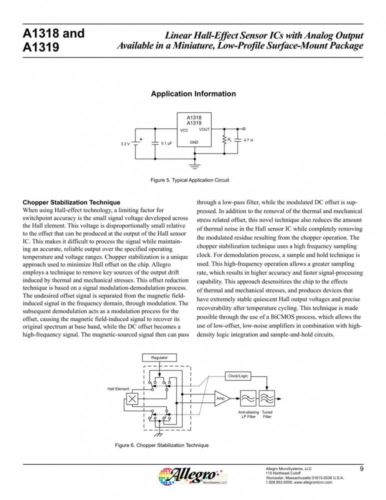 A1318 datasheet page 9