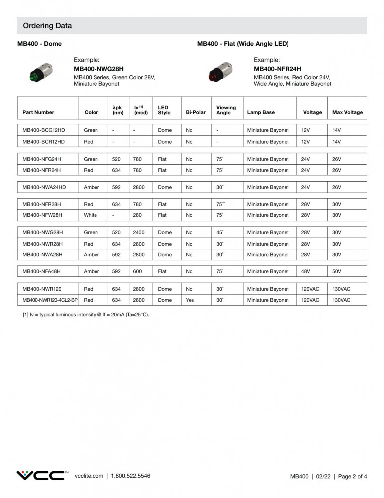 MB400 series technical document page 2