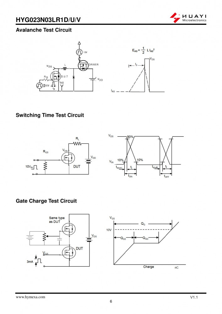 HYG023N03LR1D datasheet page 6