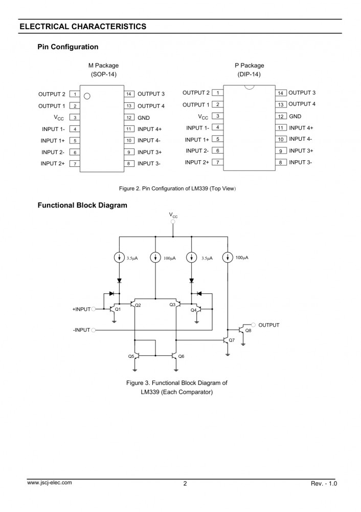 JSCJ LM339 datasheet page 2