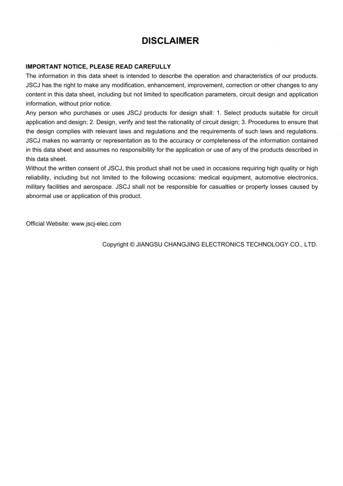 JSCJ LM339 datasheet page 9