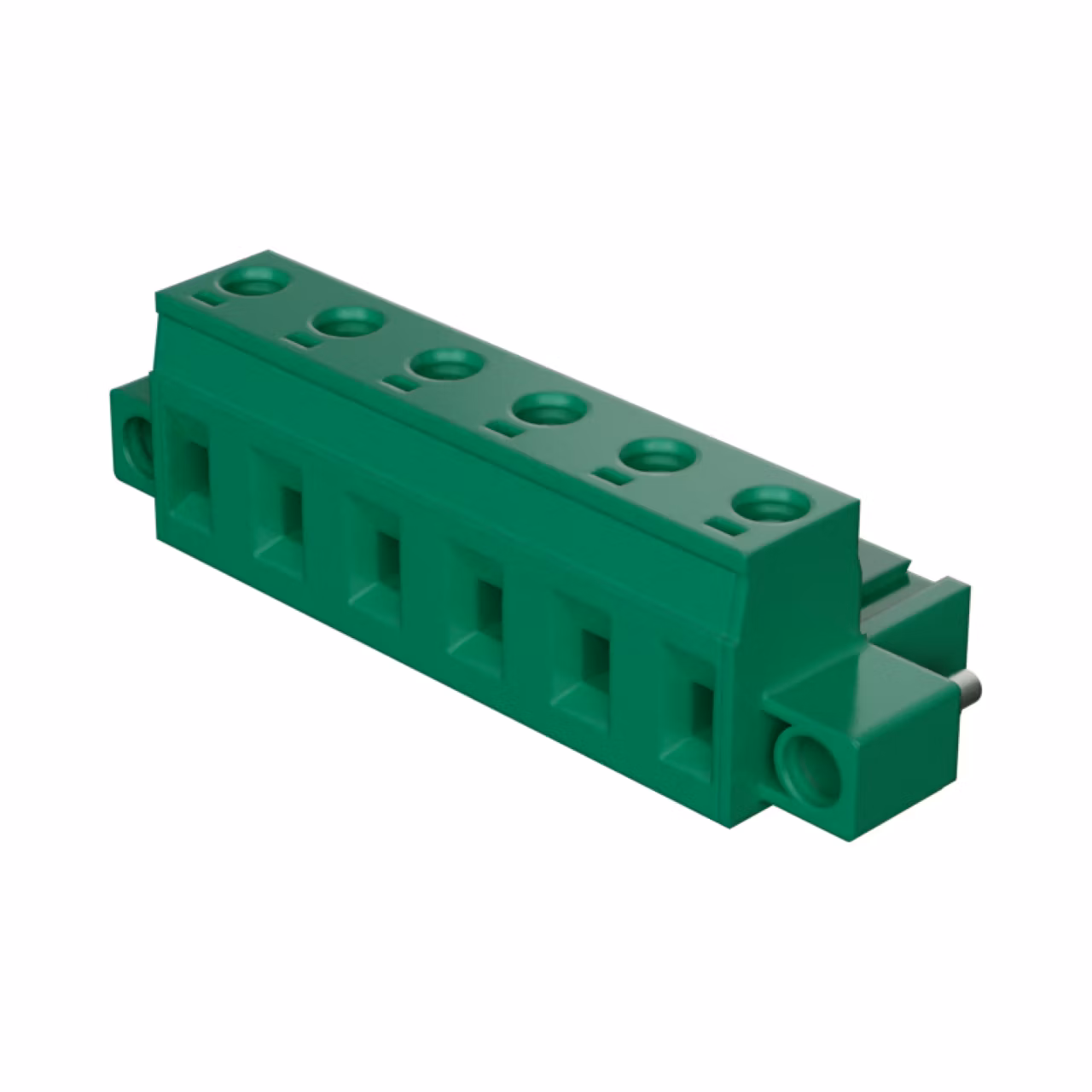 7.62mm Pitch Eurostyle Horizontal Plug, with Retention Screws, 6 Circuits for sale
