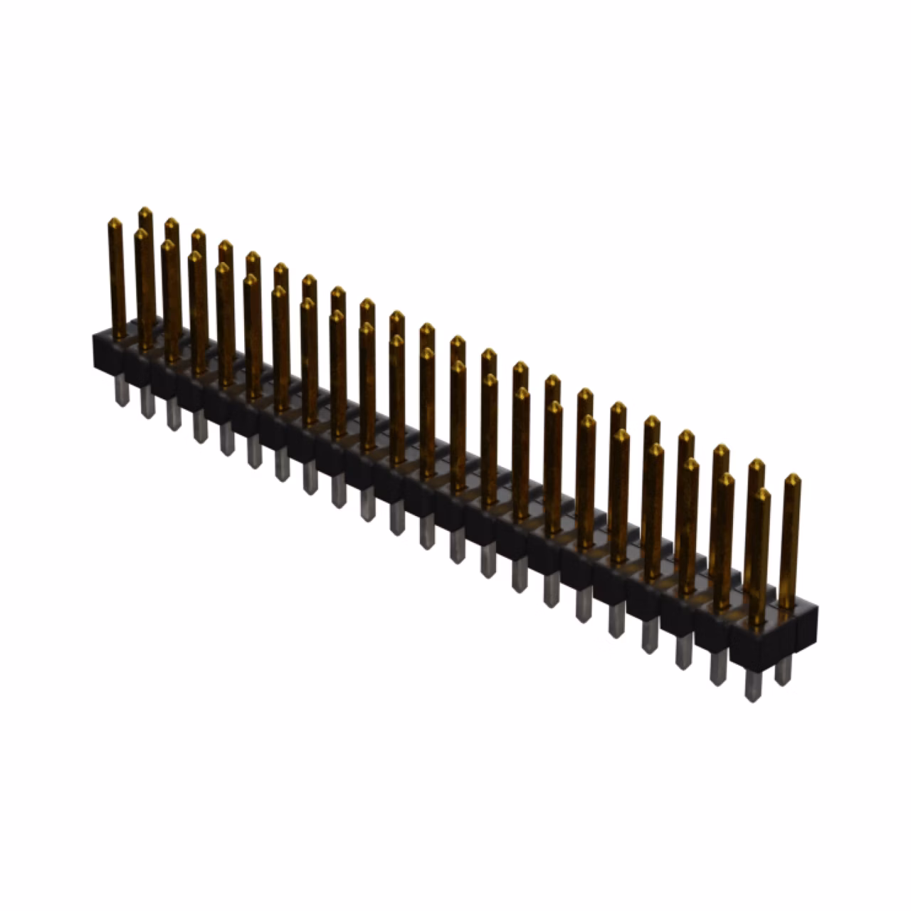 C-Grid Header, 2.54mm Pitch, Through Hole, Dual Row, Vertical, 44 Circuits, 0.75µm Gold (Au) Plating, Tray Packaging, Lead-free for sale