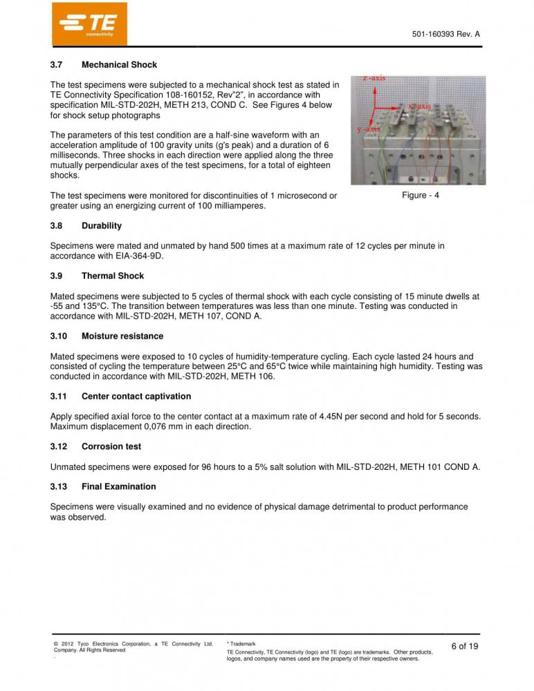 TE Connectivity document page 6