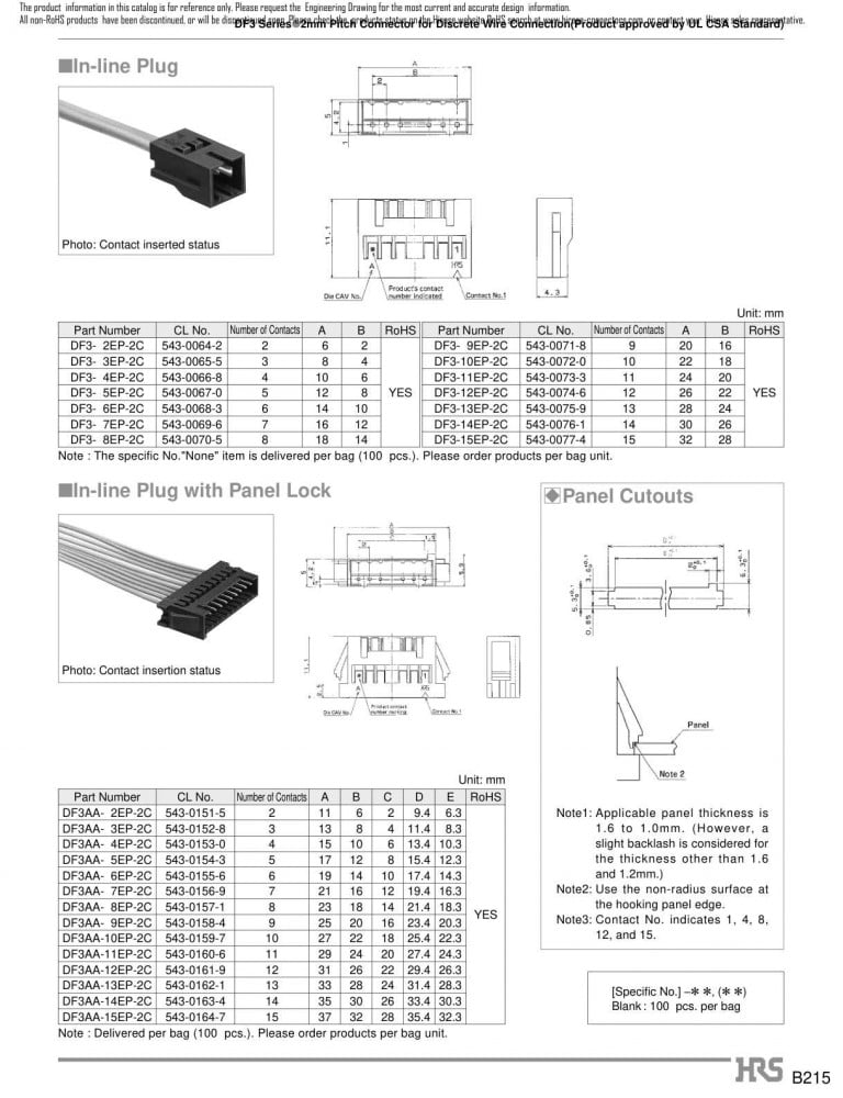 HRS DF3 datasheet page 9