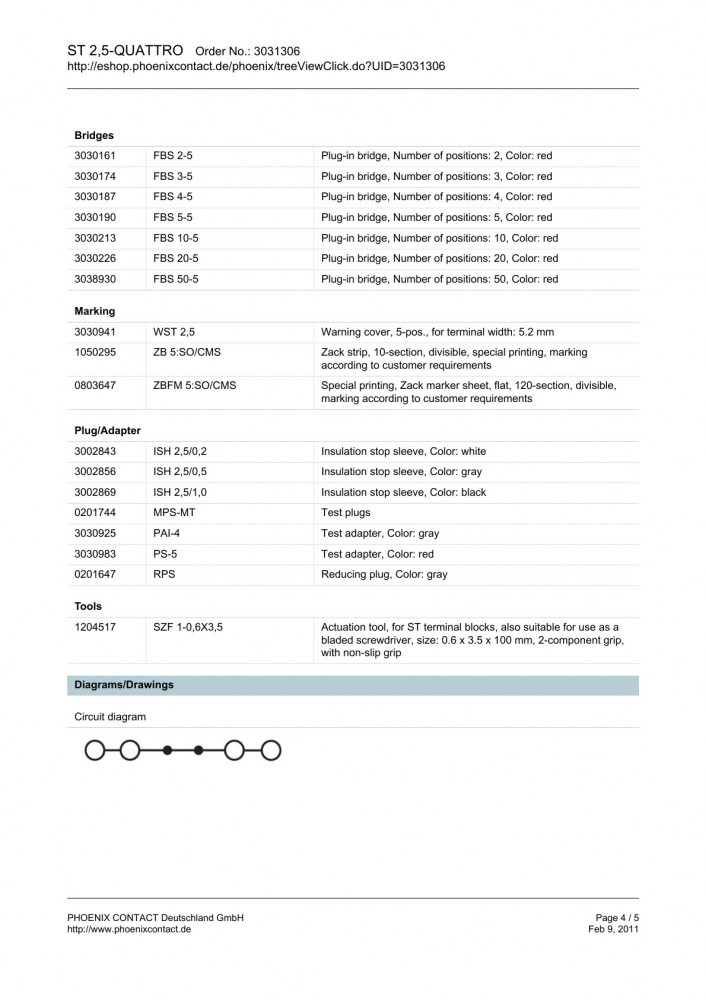 Phoenix Contact 3031306 technical document page 4