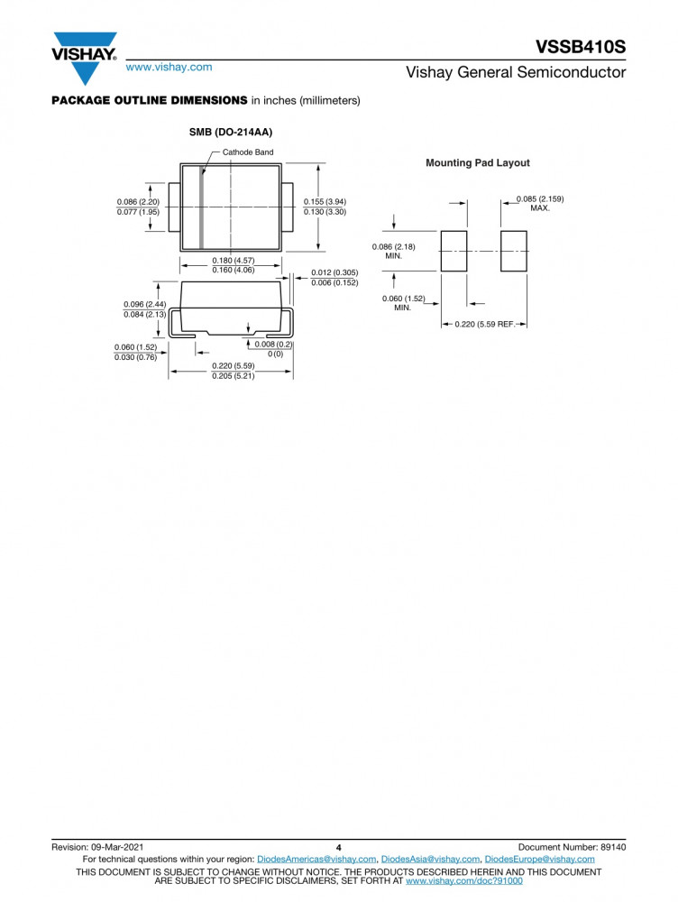 VSSB410S-E3/5 datasheet page 4