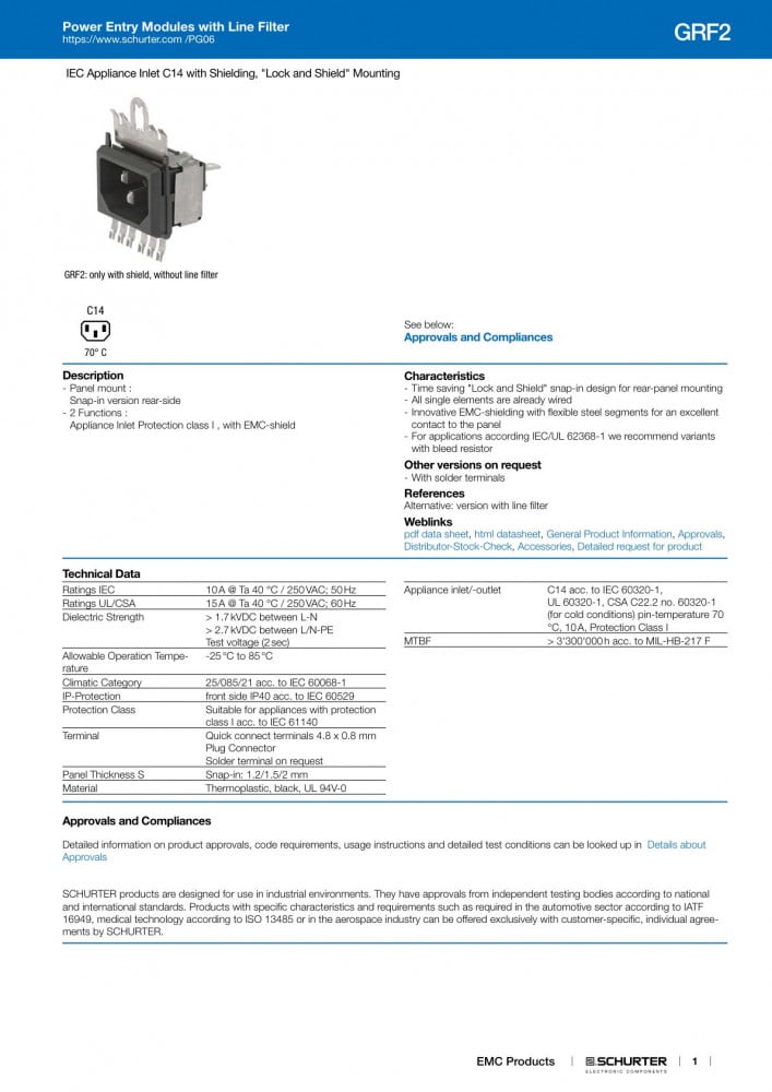 GRF2.0512.11 datasheet page 1