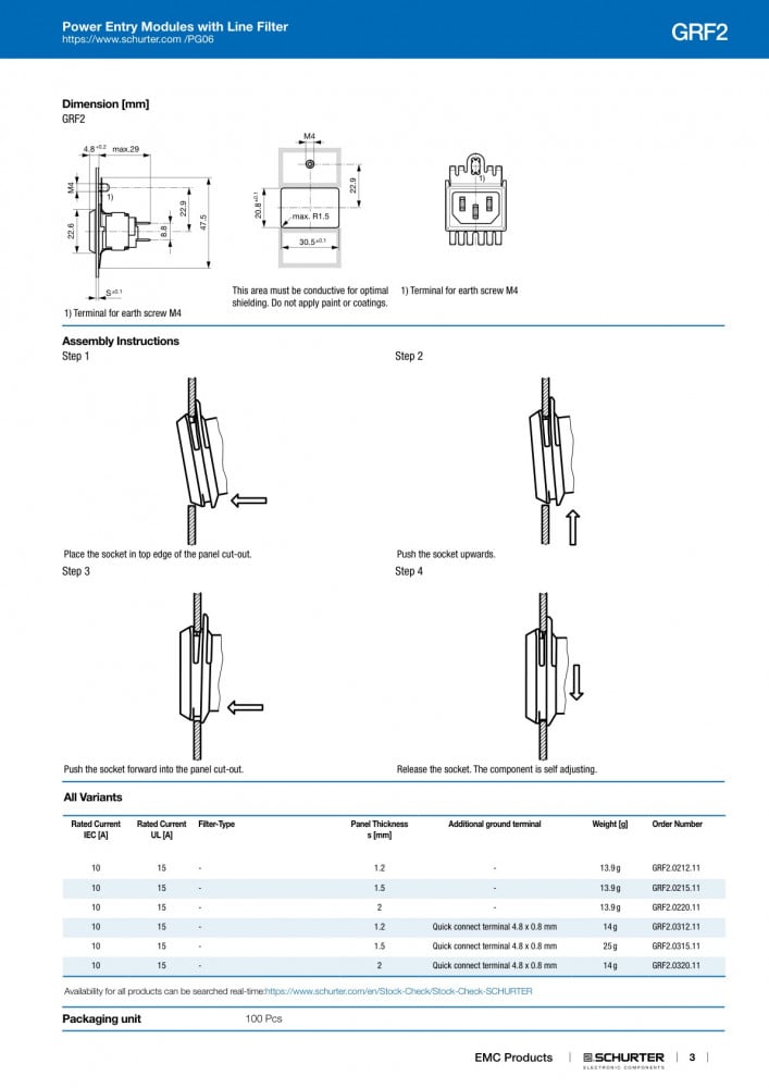 GRF2.0512.11 datasheet page 3