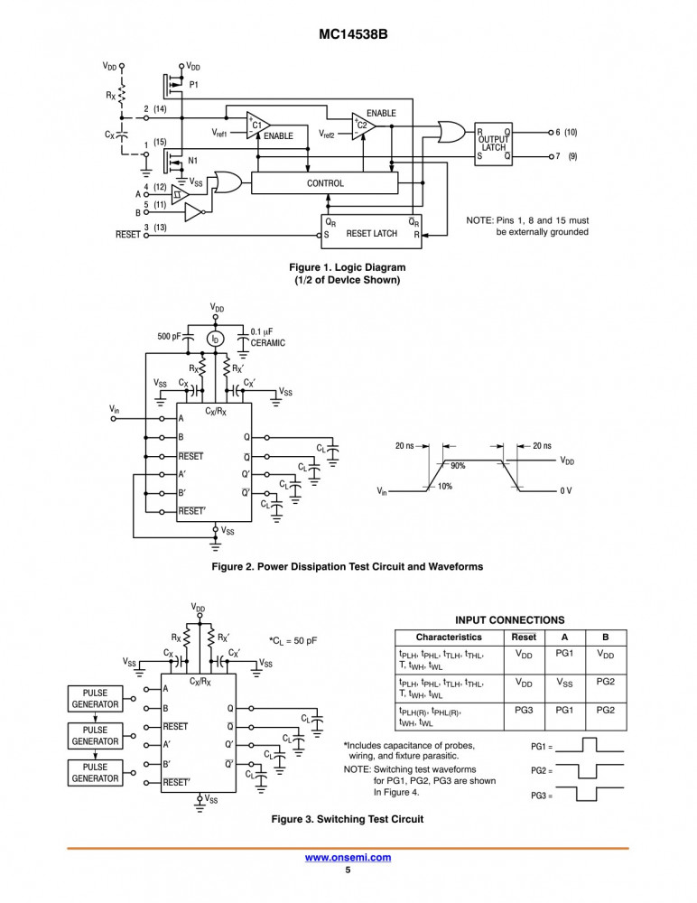 MC14538B document page 5