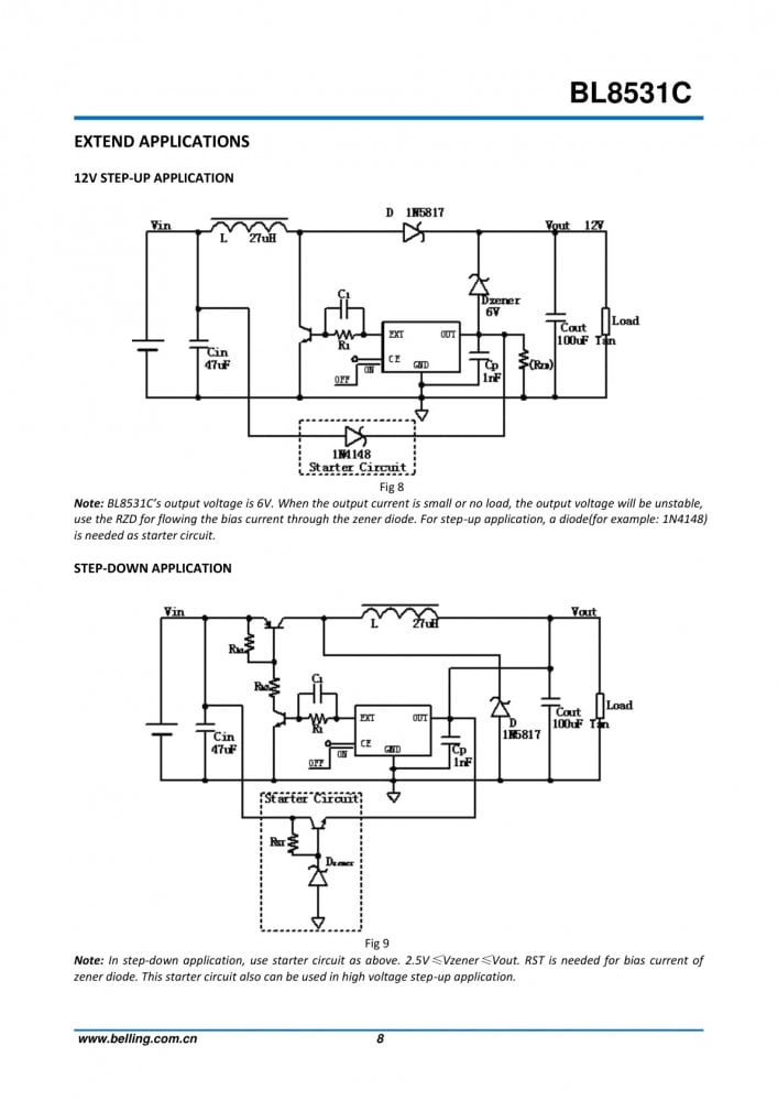 BL8531C datasheet page 8