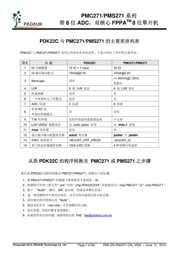 PMC271 datasheet page 7