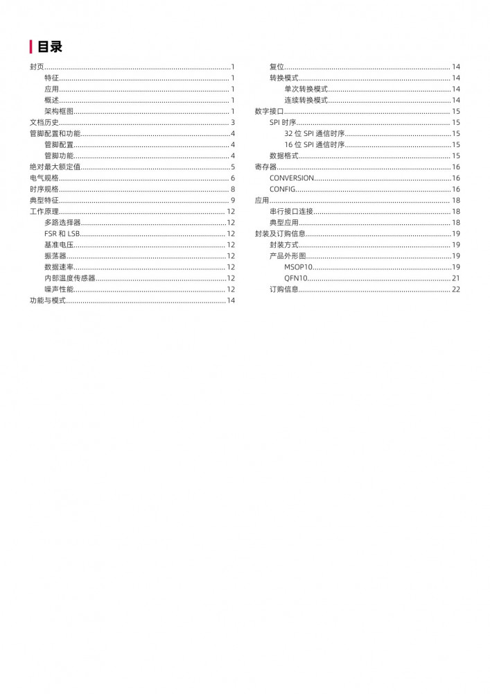 CM1106 datasheet page 2