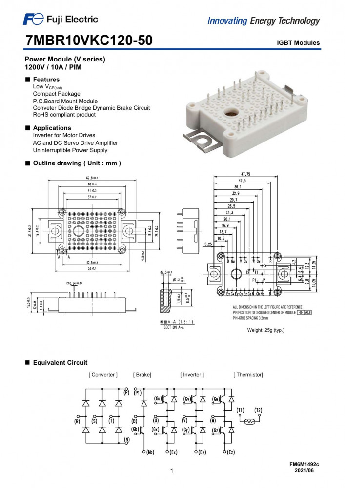 7MBR10VKC120-50 datasheet page 1