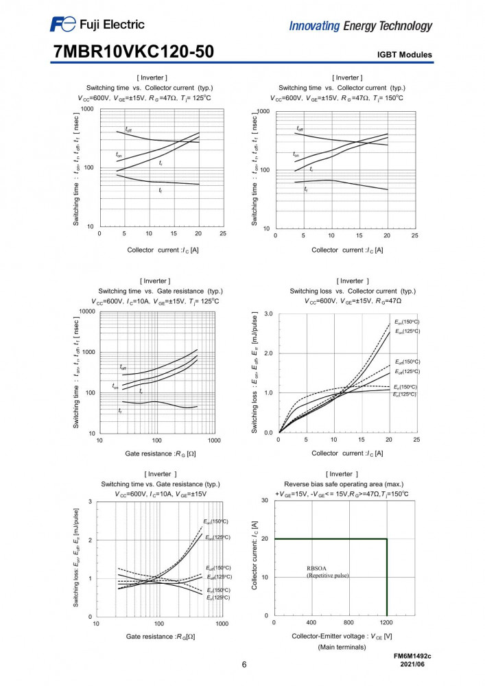 7MBR10VKC120-50 datasheet page 6