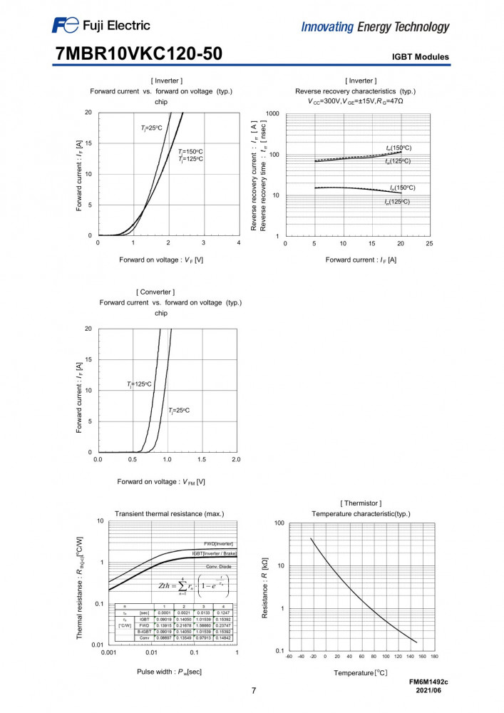 7MBR10VKC120-50 datasheet page 7