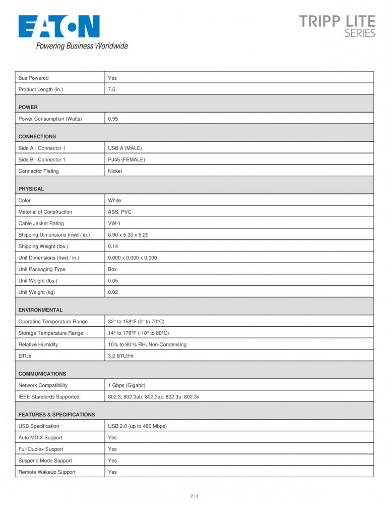 U236-000-GBW product document page 2