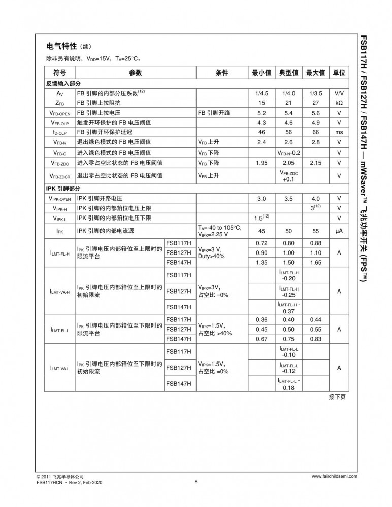 FSB127H datasheet page 9