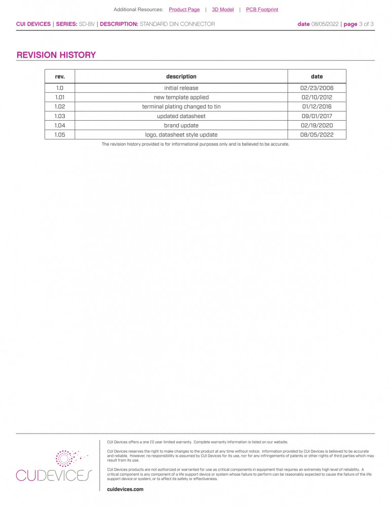 SD-30BV datasheet page 3