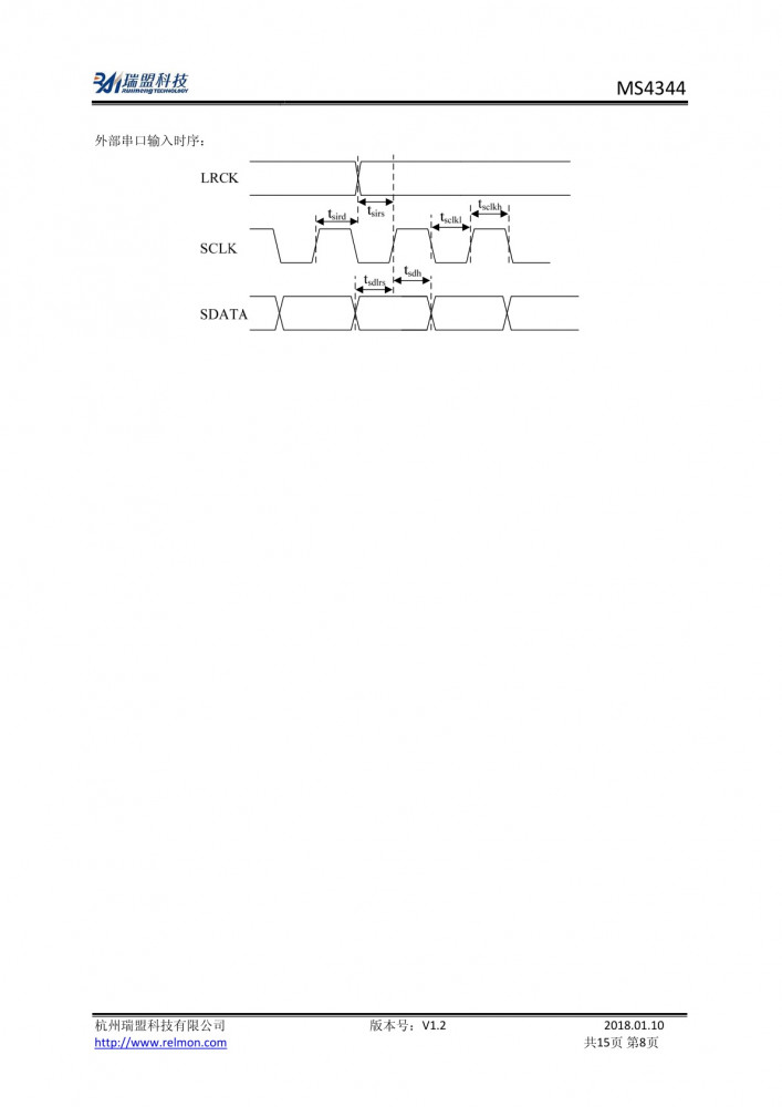 MS4344 datasheet page 8