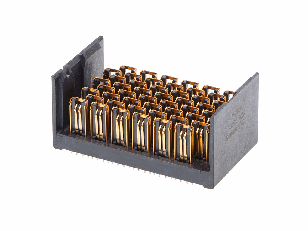 Impulse 90 Ohm 3-Pair Vertical Header, 2.00mm Pitch, Unguided, 14 Columns, 42 Differential Pair