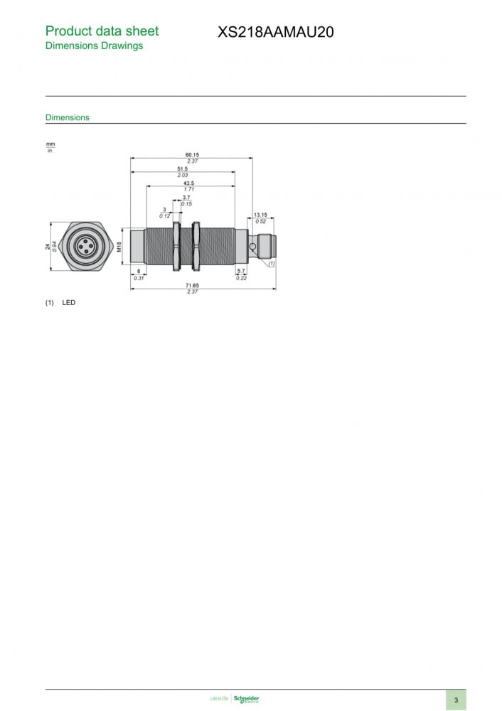 XS218AAMAU20 technical document page 3