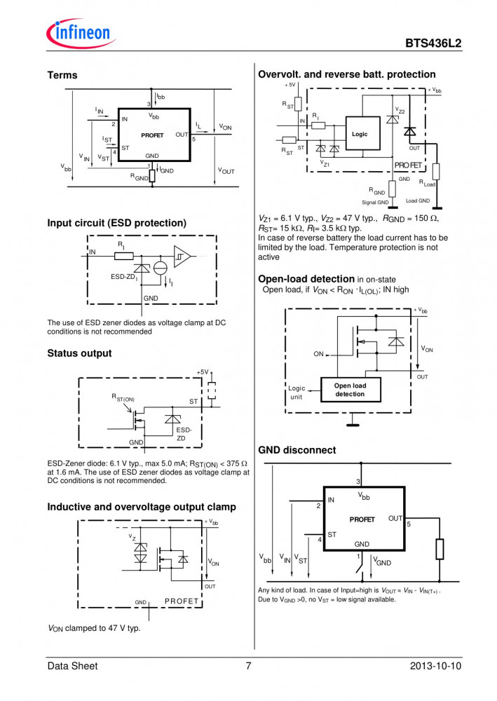 BTS436L2G datasheet page 7