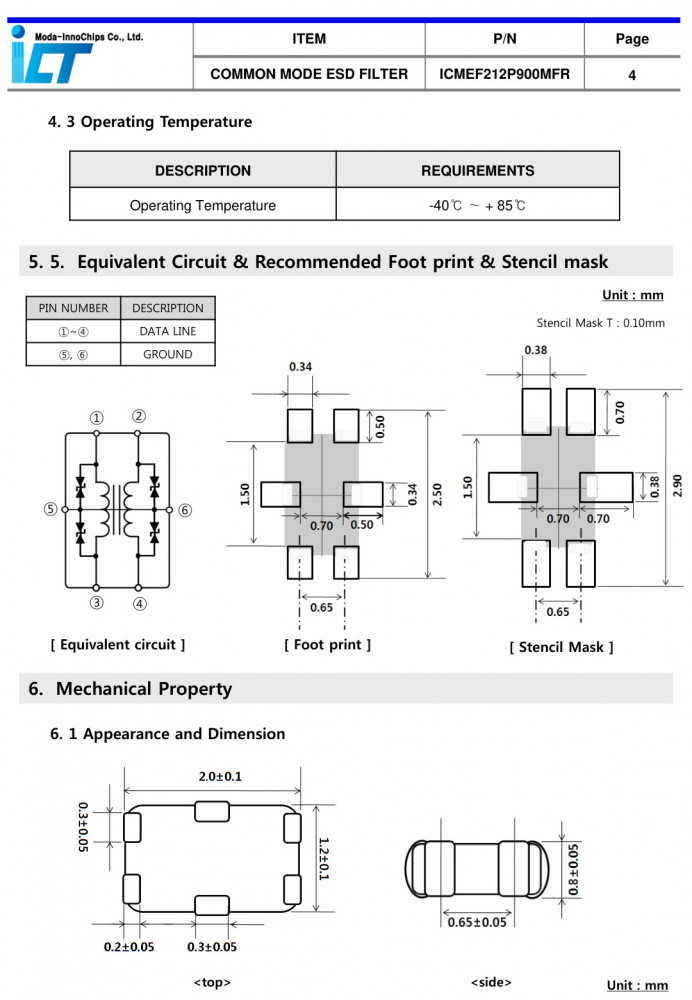 ICMEF212P900MFR datasheet page 4