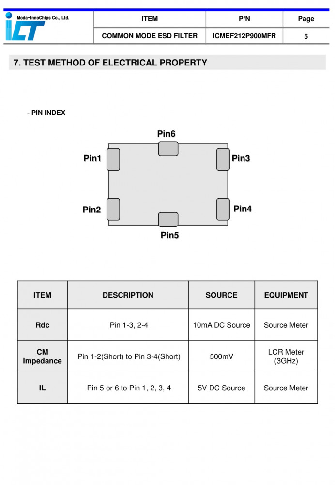ICMEF212P900MFR datasheet page 5