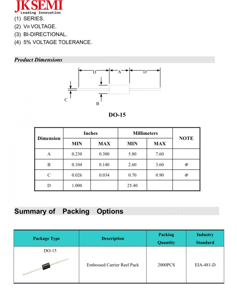 P6KE series datasheet page 7