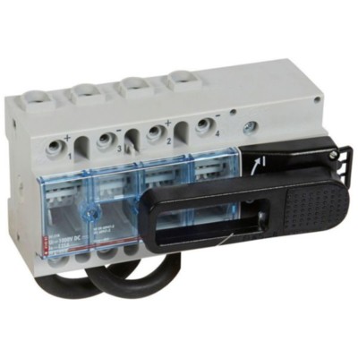Modular rotary switch disconnector - 125A - 1000V DC - 9 modules - Double break contacts - Photovoltaic application for sale