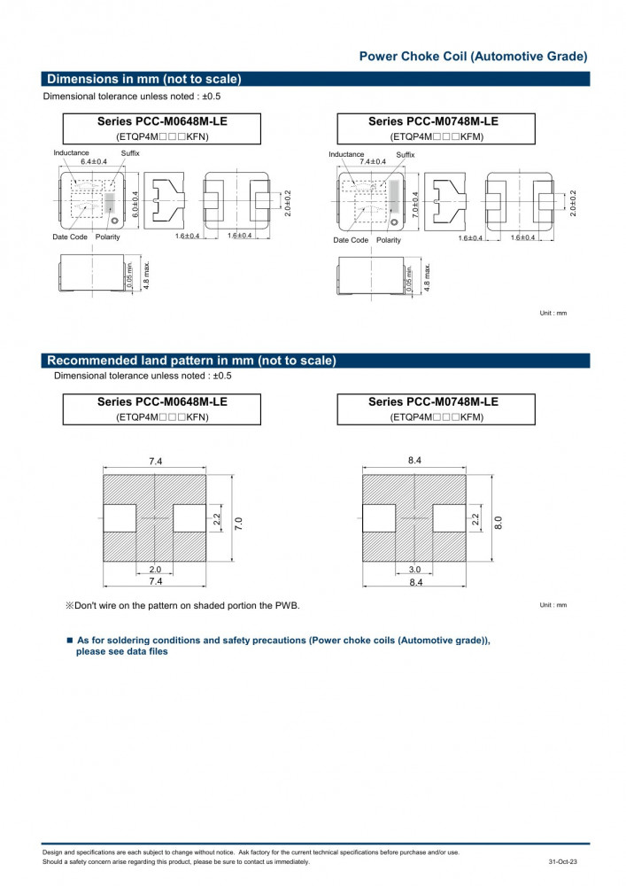 Panasonic ETQP4M6R8KFN datasheet page 6