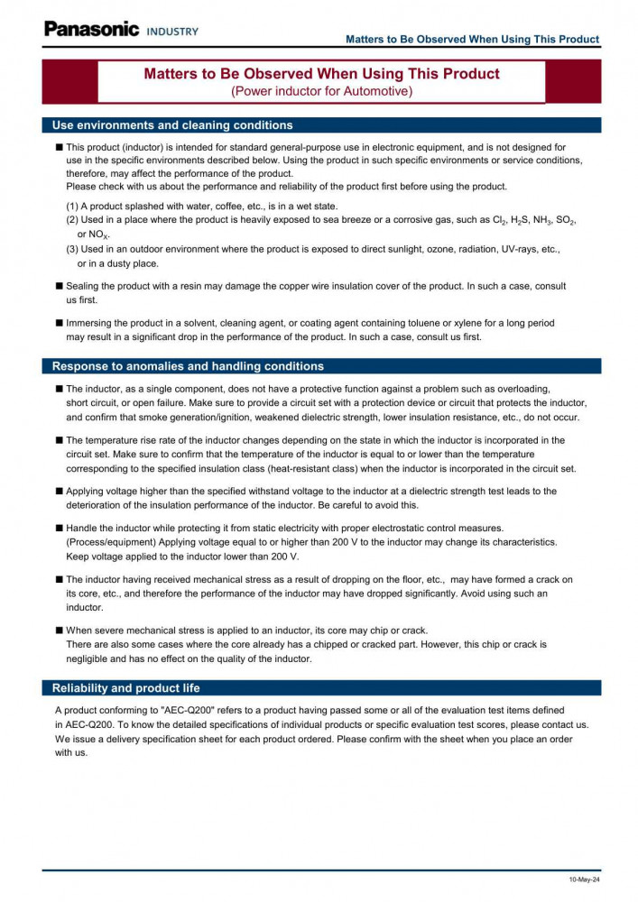 Panasonic ETQP4M6R8KFN datasheet page 9