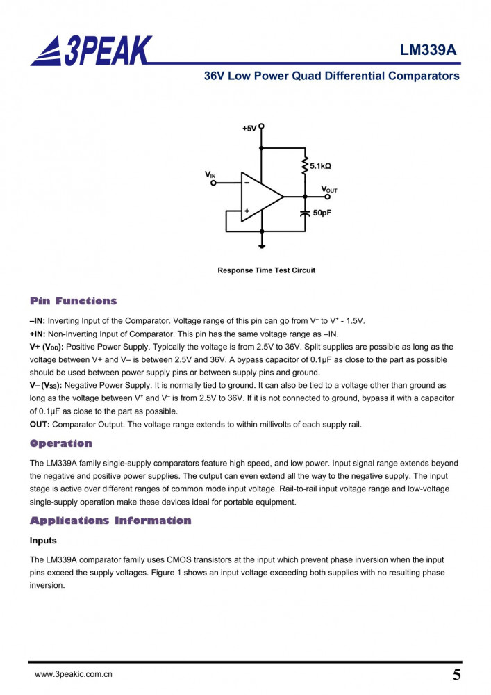 LM339A-SR datasheet page 5