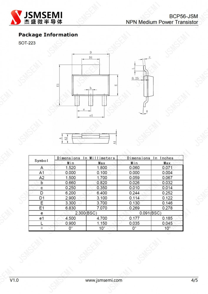 BCP56-JSM datasheet page 4