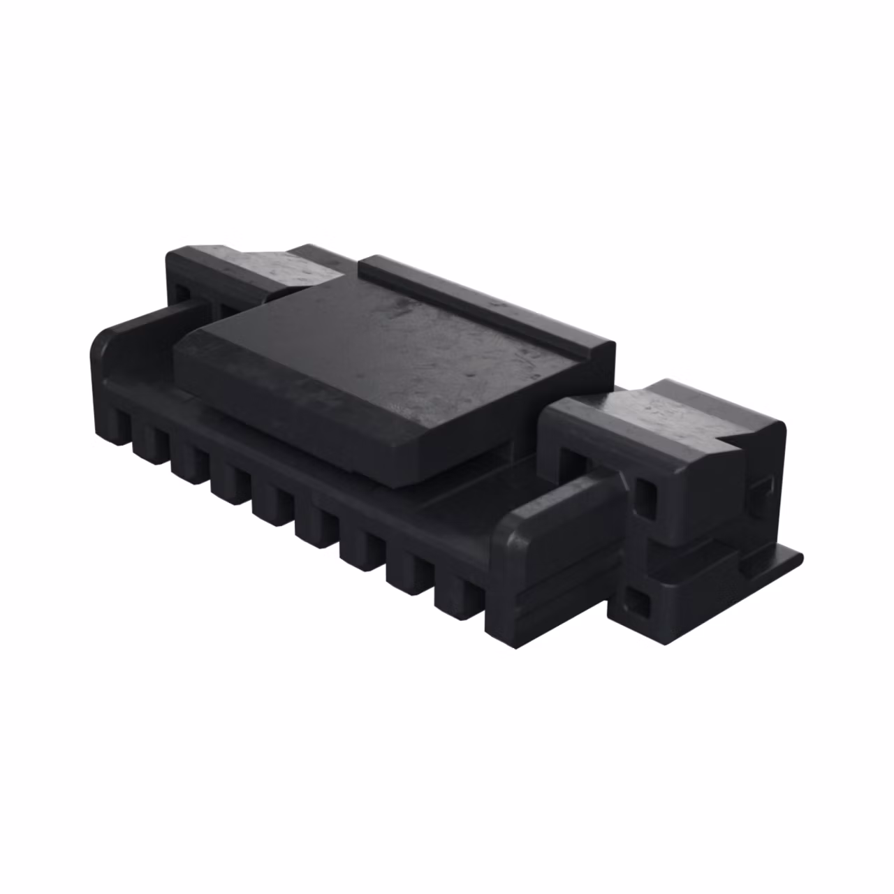 Micro-Lock Plus TPA Type Receptacle Housing, 1.25mm Pitch, Low-Halogen, Single Row, Positive Lock, 9 Circuits, Black for sale