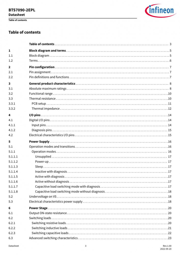 BTS70902EPLXUMA1 technical document page 3