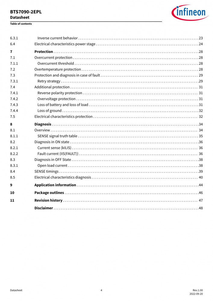 BTS70902EPLXUMA1 technical document page 4