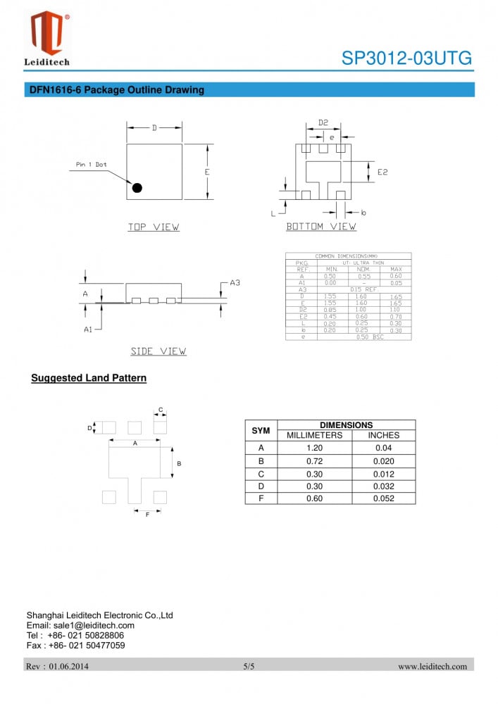 SP3012-03UTG datasheet page 5