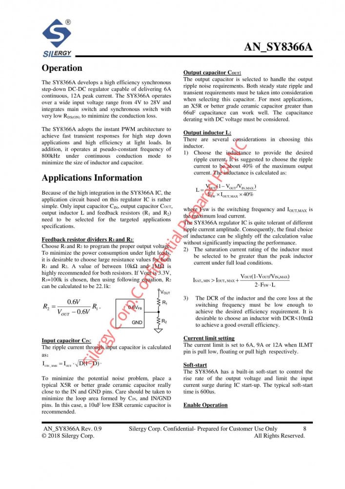 SY8366AQQC datasheet page 8