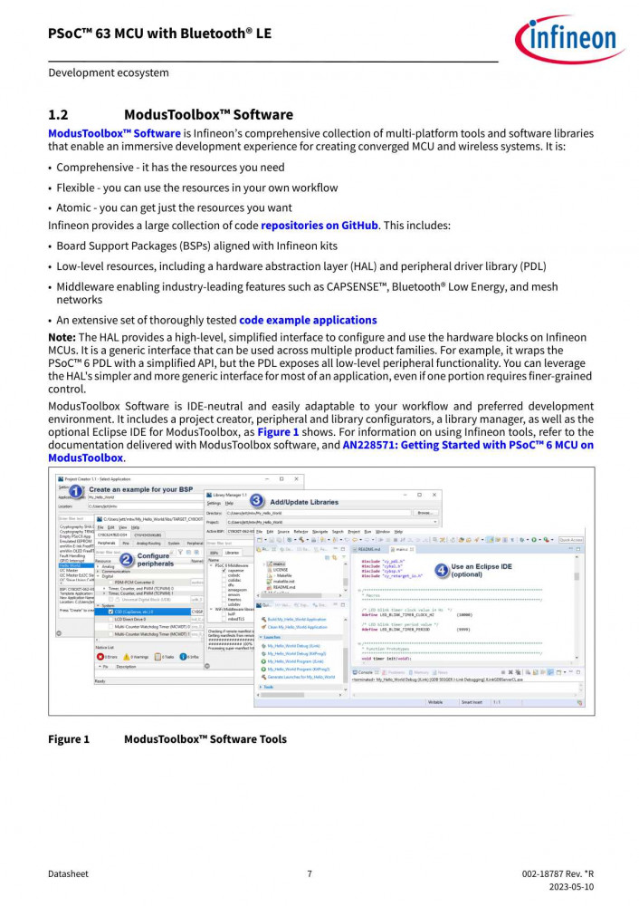 CY8C6347BZI-BLD53 document page 7