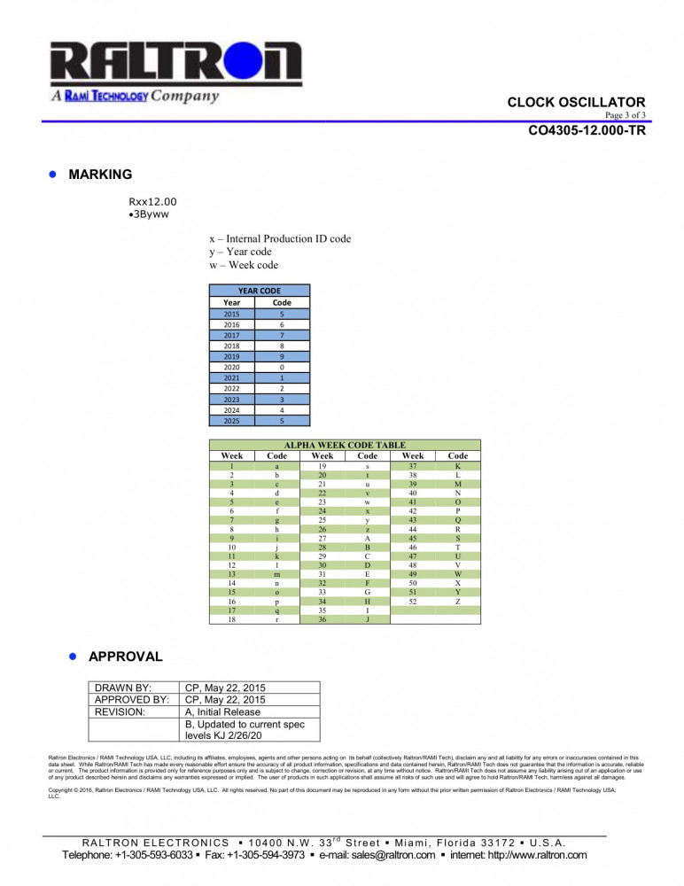 CO4305-12.000-TR technical specification page 3