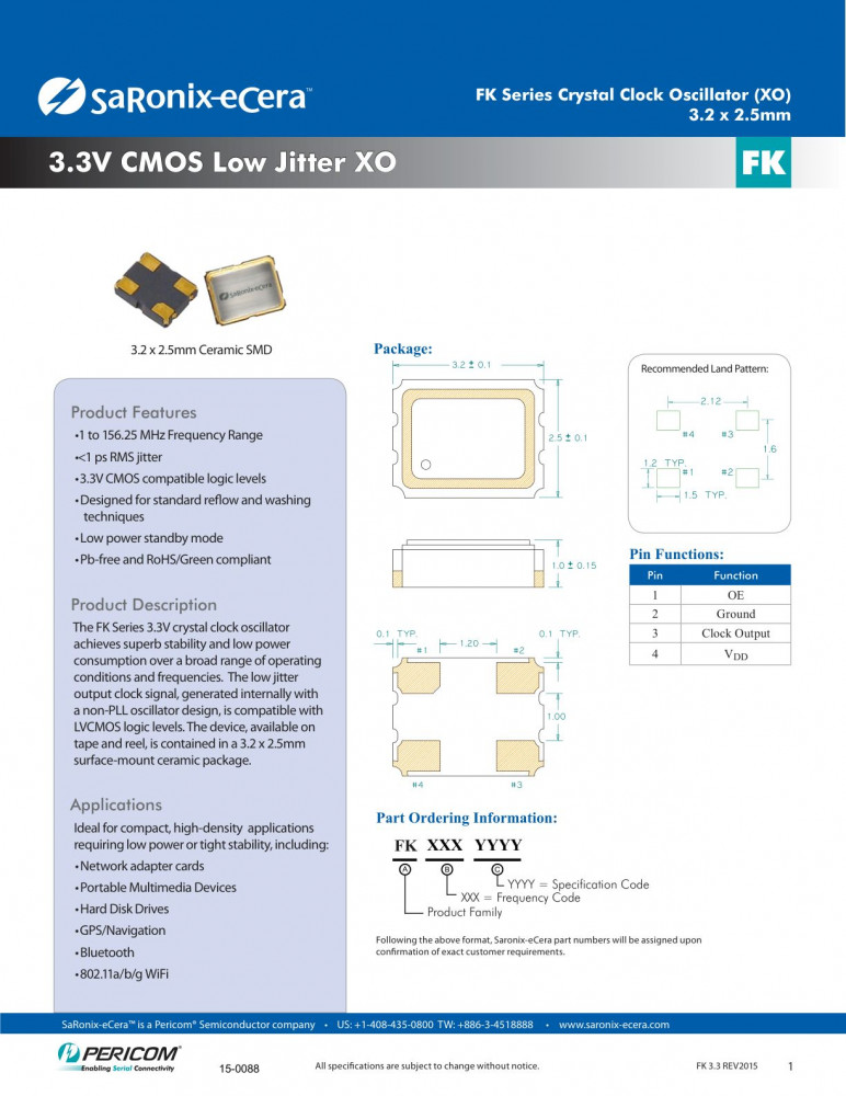 FKSSD1025 technical document page 1