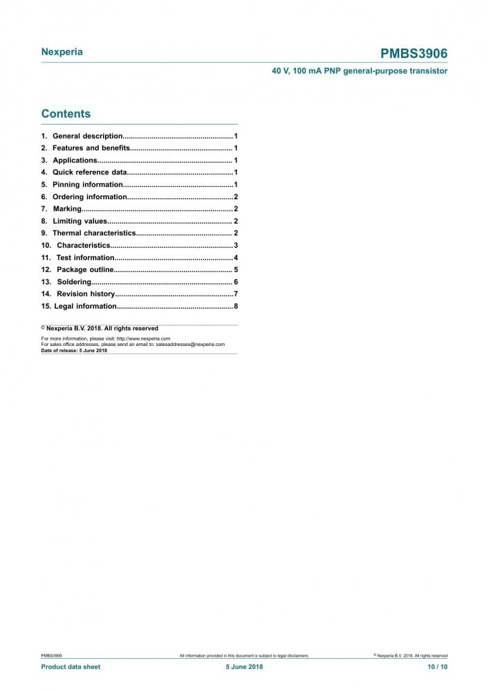 PMBS3906 datasheet page 10