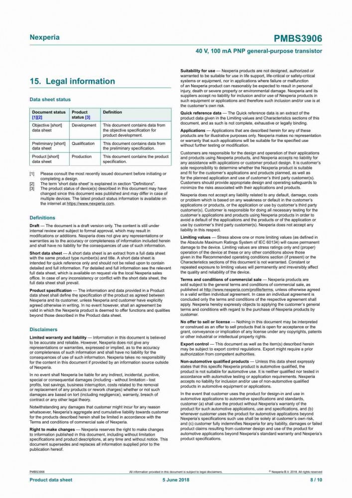 PMBS3906 datasheet page 8